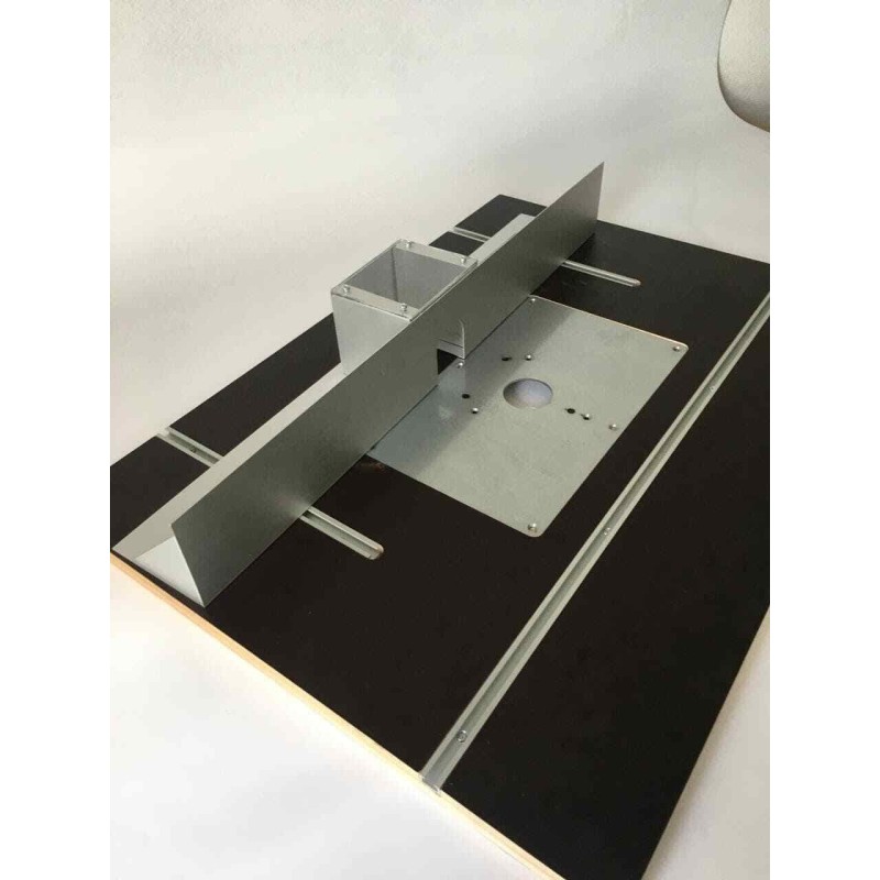 Router table plate with stop for Bosch POF 1400 ACE 1200 AE router ...