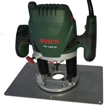 Insert plate steel router table for Bosch POF 1400 ACE 1200 AE router