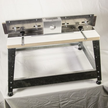 Router table with fence for Einhell TE-RO 1255 E router